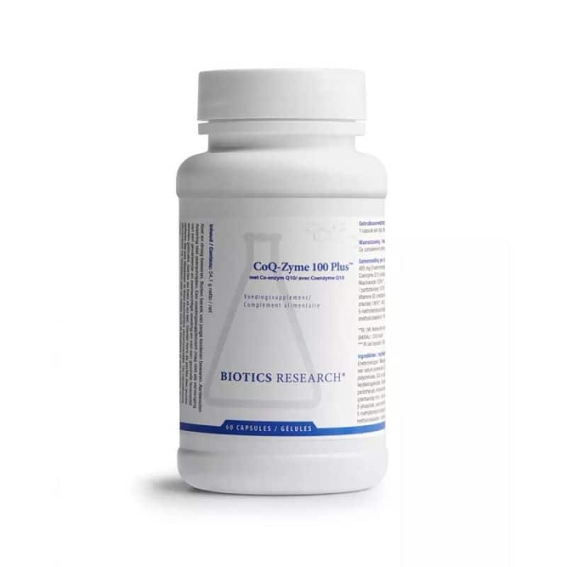 Biotics CoQ-Zyme 100 Plus | 60 capsules | Optiphar